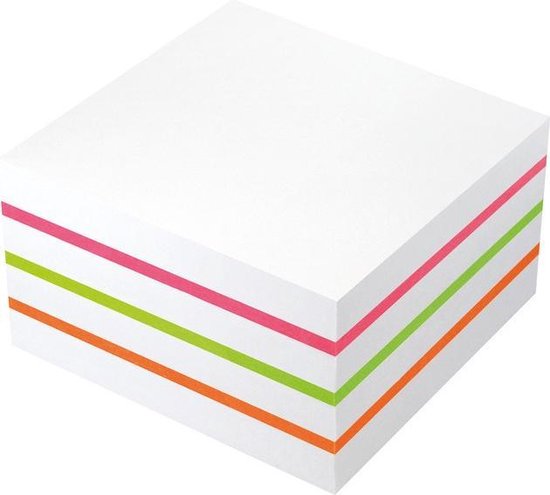 Info notes 75x75mm - assorti blok a 450 vel | bol.com