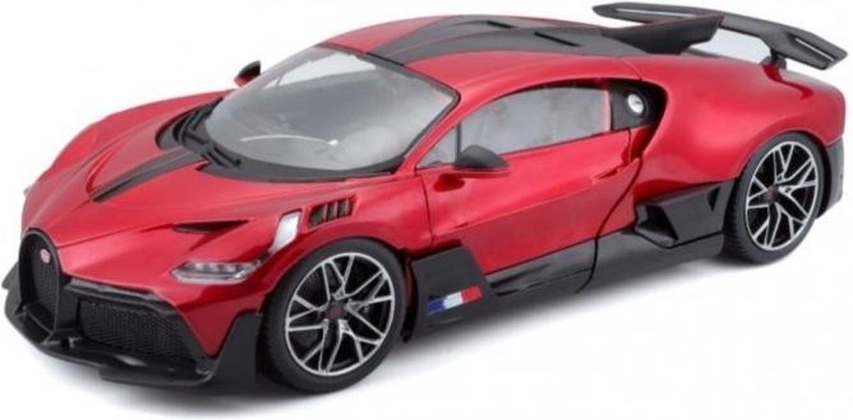 Bburago Bugatti DIVO 2019 rood metalic schaalmodel 1:18 | bol.com