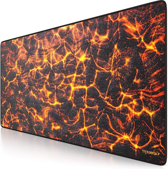 Titanwolf XXL Speed Gaming Muismat - 90 x 40 cm - XXL-formaat - Bureau ...