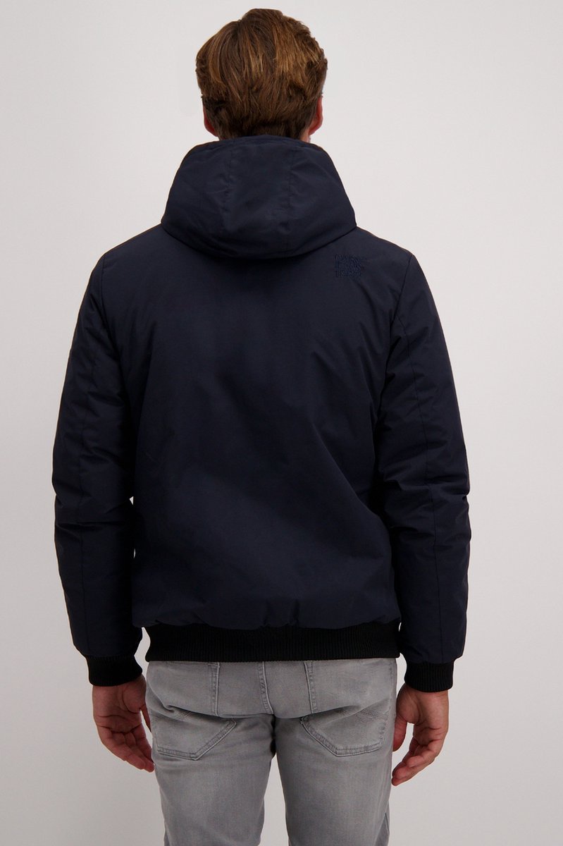 Cars Jeans FRYAN Nylon Taslon Heren Jas - Navy - Maat L | bol