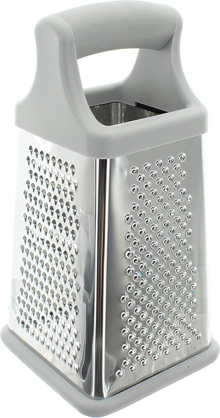 Vierkante rasp, keukenrasp, aardappelrasp, groenteschaaf, 4 raspvlakken ...