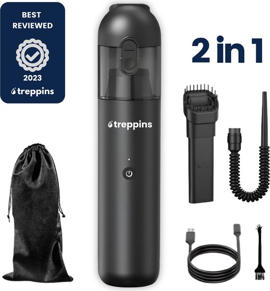 Treppins 2 in 1 Air Duster Pro – Perslucht en Handstofzuiger – Auto ...