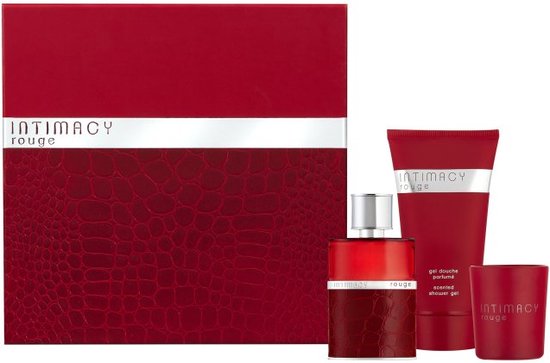 Intimacy Rouge set - Parfum Douchegell parfum kaars | bol