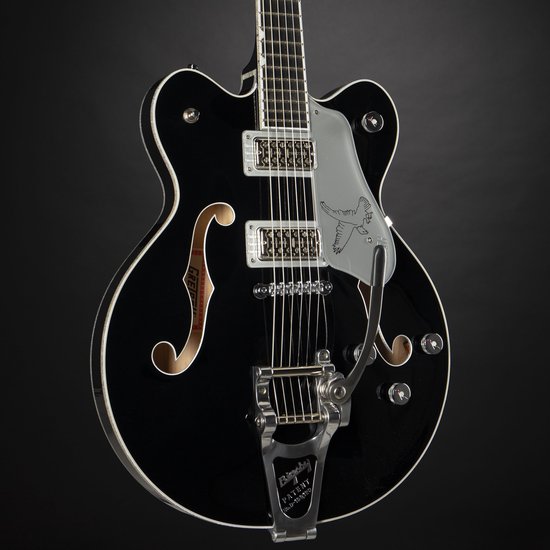 Gretsch G6636TSL Silver Falcon - Players Edition - Bigsby - Black | bol