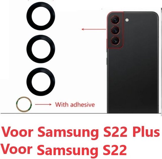 Samsung Galaxy S22 - S22 Plus Camera Lens - Zelfklevende lens ...