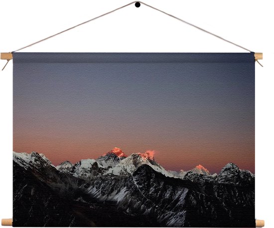 Textielposter Het Witte gebergte Rechthoek Horizontaal M (30 X 40 CM ...