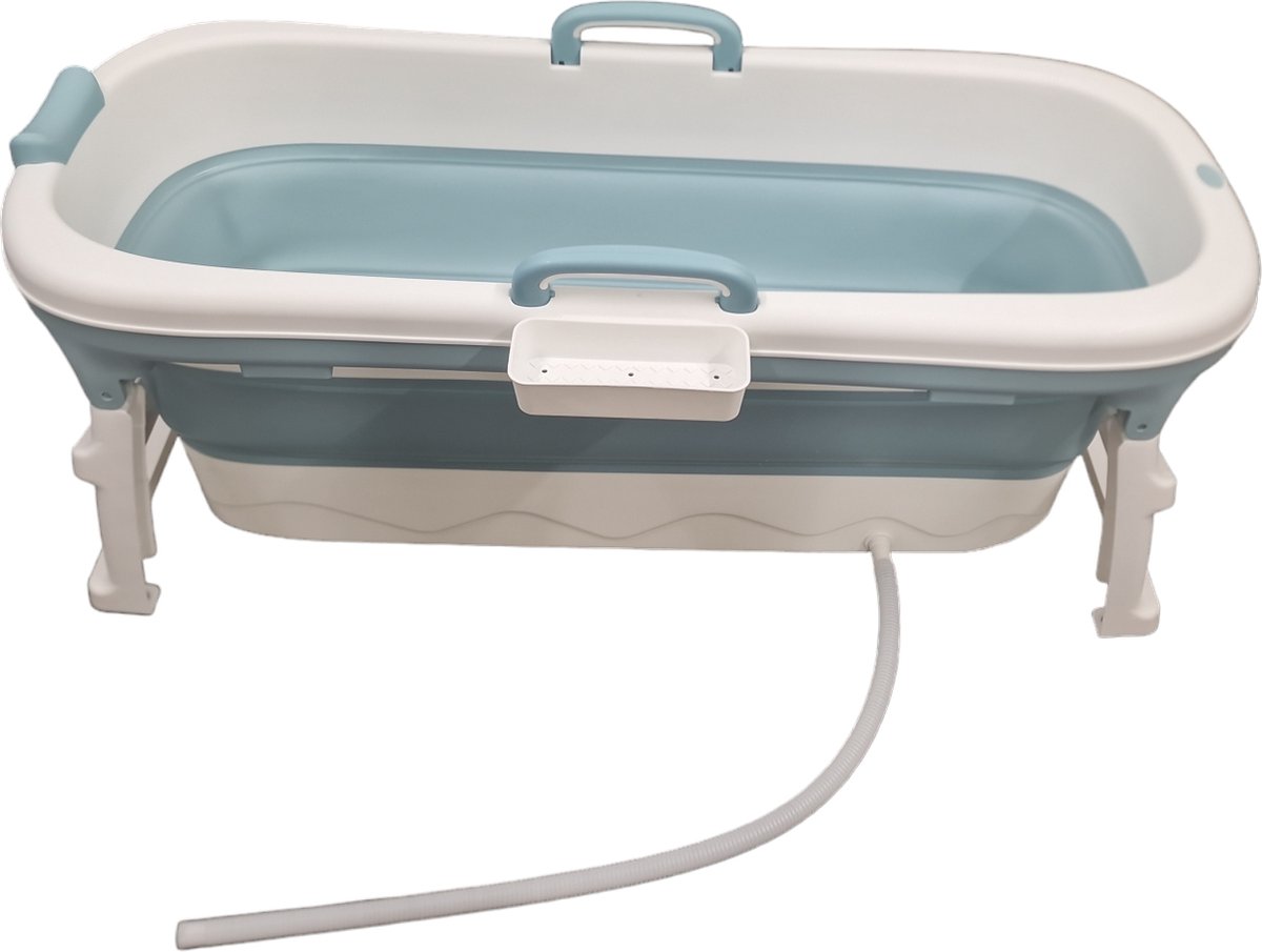 Opvouwbare Ligbad Voor Volwassenen - Blauw - Met Kussen - Hard Plastic ...