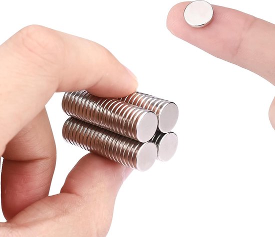 80 stuks mini-magneten, sterk, 10 x 2 mm, neodymium magneten, kleine ...