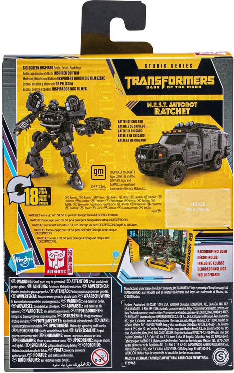 Hasbro Transformers Actiefiguur N.E.S.T. Autobot Rat Dark of the Moon ...