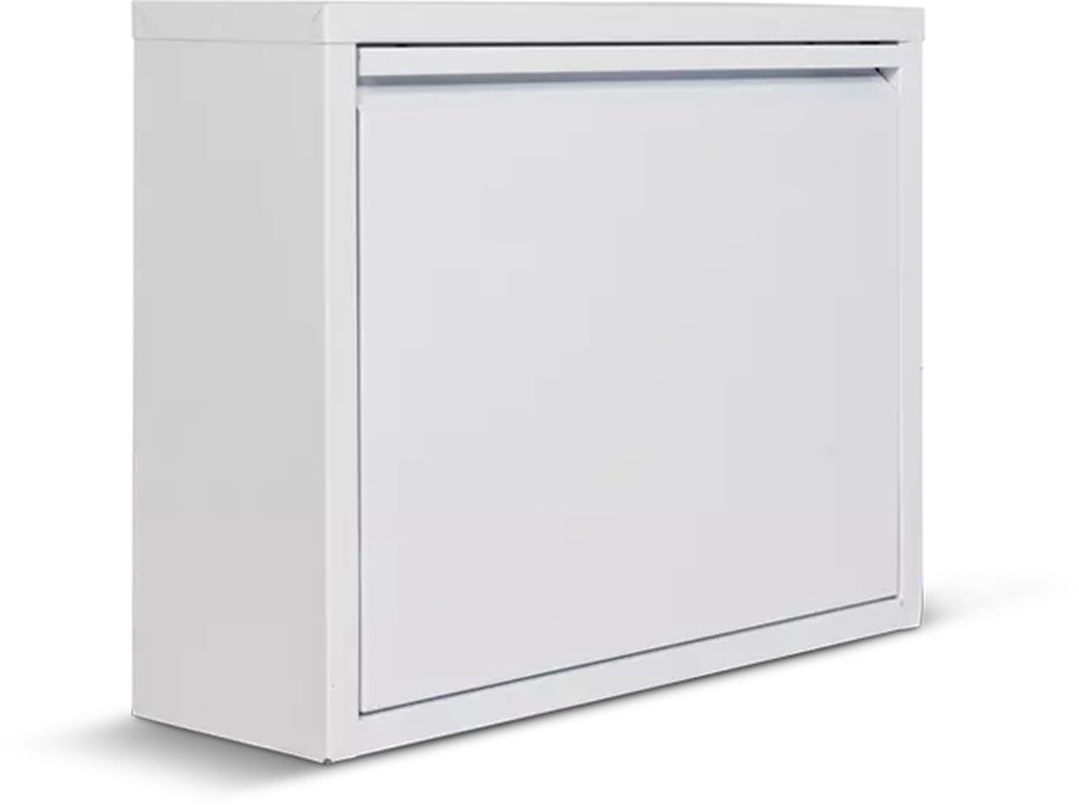 Schoenenkastje Shoes (1 vak) - Mat Wit - Schoenenkast wit ...
