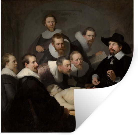 Muurstickers - Sticker Folie - De anatomische les van Dr. Nicolaes Tulp ...