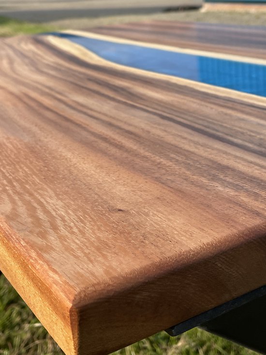 ALBRUS Exclusive Epoxy Resin Table - Salontafel van suar hout met ...