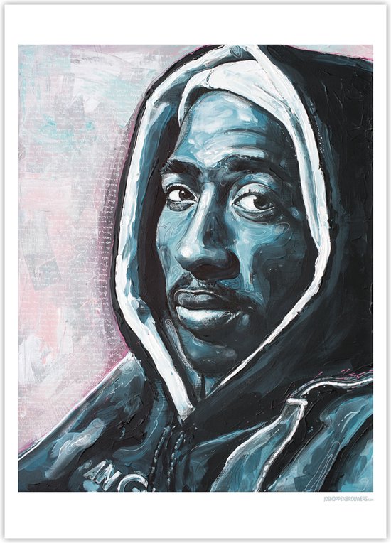 2pac full colour poster 50x70 cm | bol