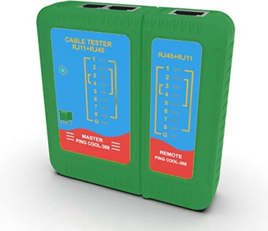 Netwerk tester - UTP tester - Lan tester - Groen | bol