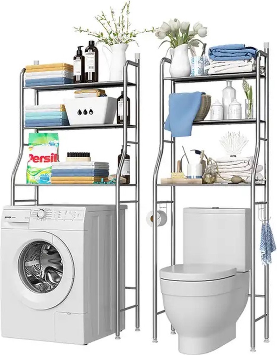 Wasmachine en Droger Ombouw - Wasmachine Kast en Meubel - Opbergrek ...