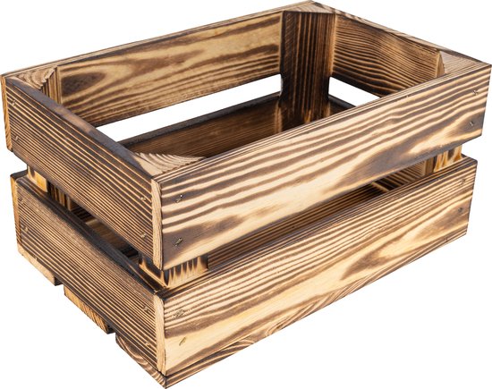 Creative Deco Natuurlijke Houten Doos, Houten krat, Houten kratjes ...