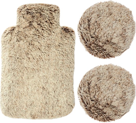 MARBEAUX Pittenzak - Magnetron - Kruik - met Handwarmers 2x - Fauxfur ...