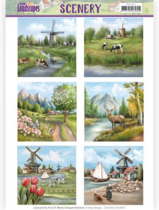 Die Cut Topper - Scenery - Amy Design - Spring Landscapes 1 | bol