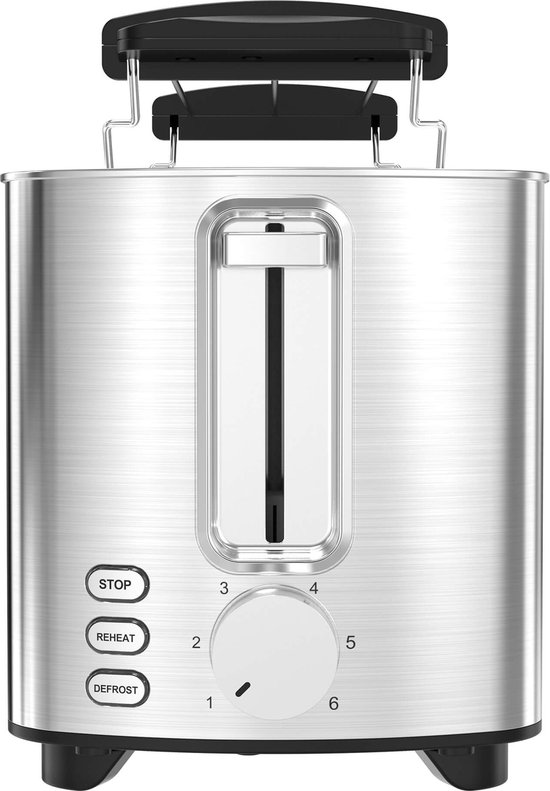 TurboTronic BF13 Broodrooster - Toaster - 4 Boterhammen - RVS | bol