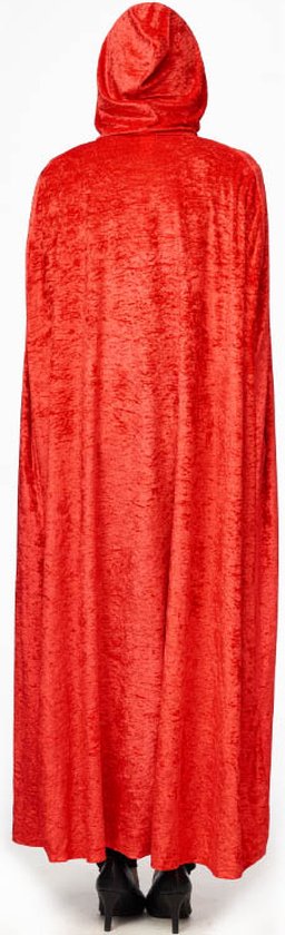 rode cape met kap volwassenen- halloween -venetiaans bal | bol