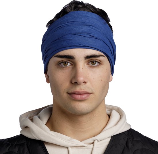 BUFF® Original EcoStretch SOLID COBALT - Nekwarmer | bol