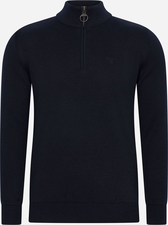 Barbour Cotton half zip - navy | bol.