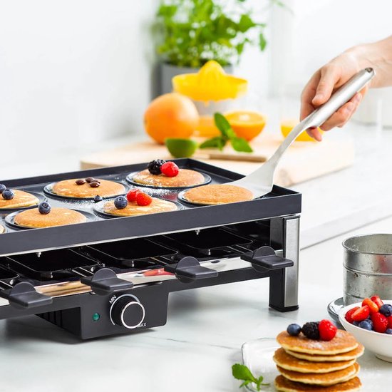 GreenPan Bistro Gourmet - Grill & Bakplaat - 8 personen - PFAS-vrij ...