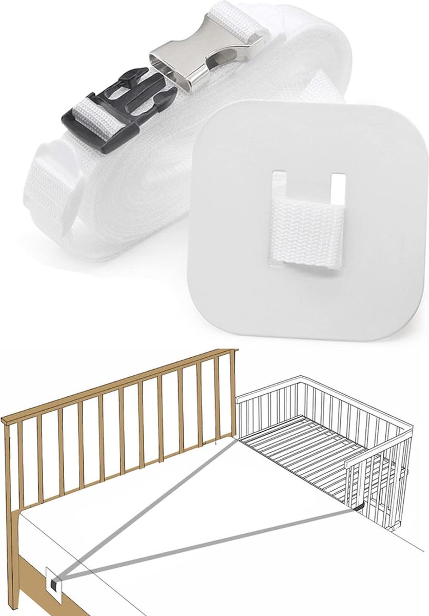 Cot Strap Baby Universele Cot Bevestiging 7 m Strap voor Babybed, Strap ...