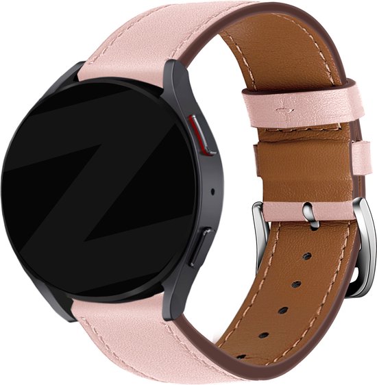 Bandz universeel 20mm lederen band 'Deluxe' geschikt voor Samsung Galaxy Watch Active... | bol