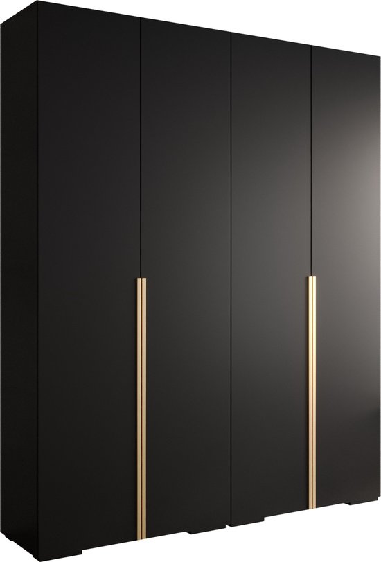 Opbergkast Kledingkast met 4 draaideuren Garderobekast slaapkamerkast ...