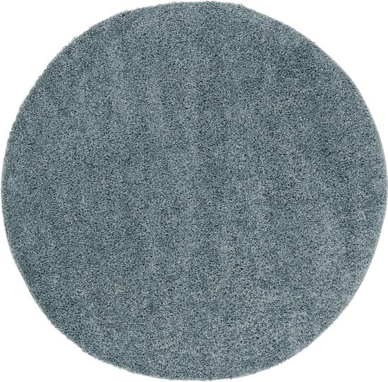 Pergamon Hoogpolig langpolig Shaggy tapijt vloerkleed Fluffy Rond | bol