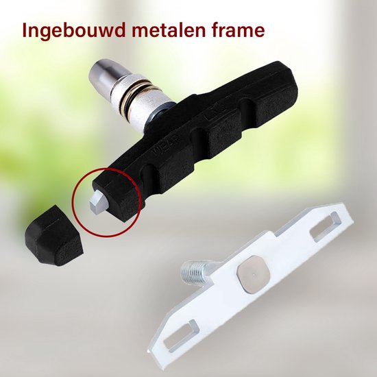 4 Set Universele Rubberen Fiets V Remblokken Set - 4 Paar – 8 Stuks ...