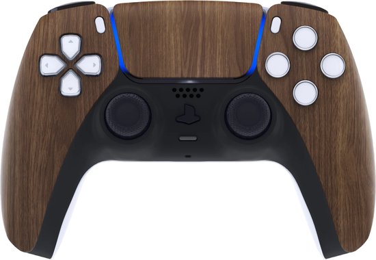 Clever PS5 Grain Wood Controller | bol