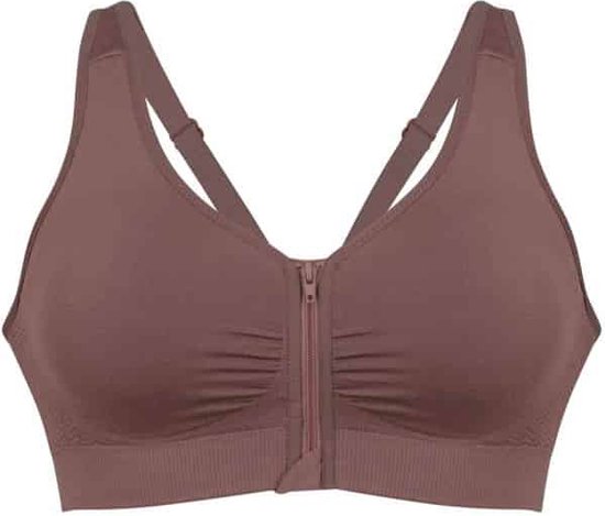 Anita - Care Lynn voorgevormde Prothese bh met rits - Berry - XL | bol