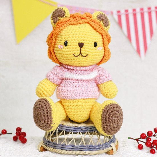 Bobi craft The Lively Ari - Knuffel leeuw 23cm | bol