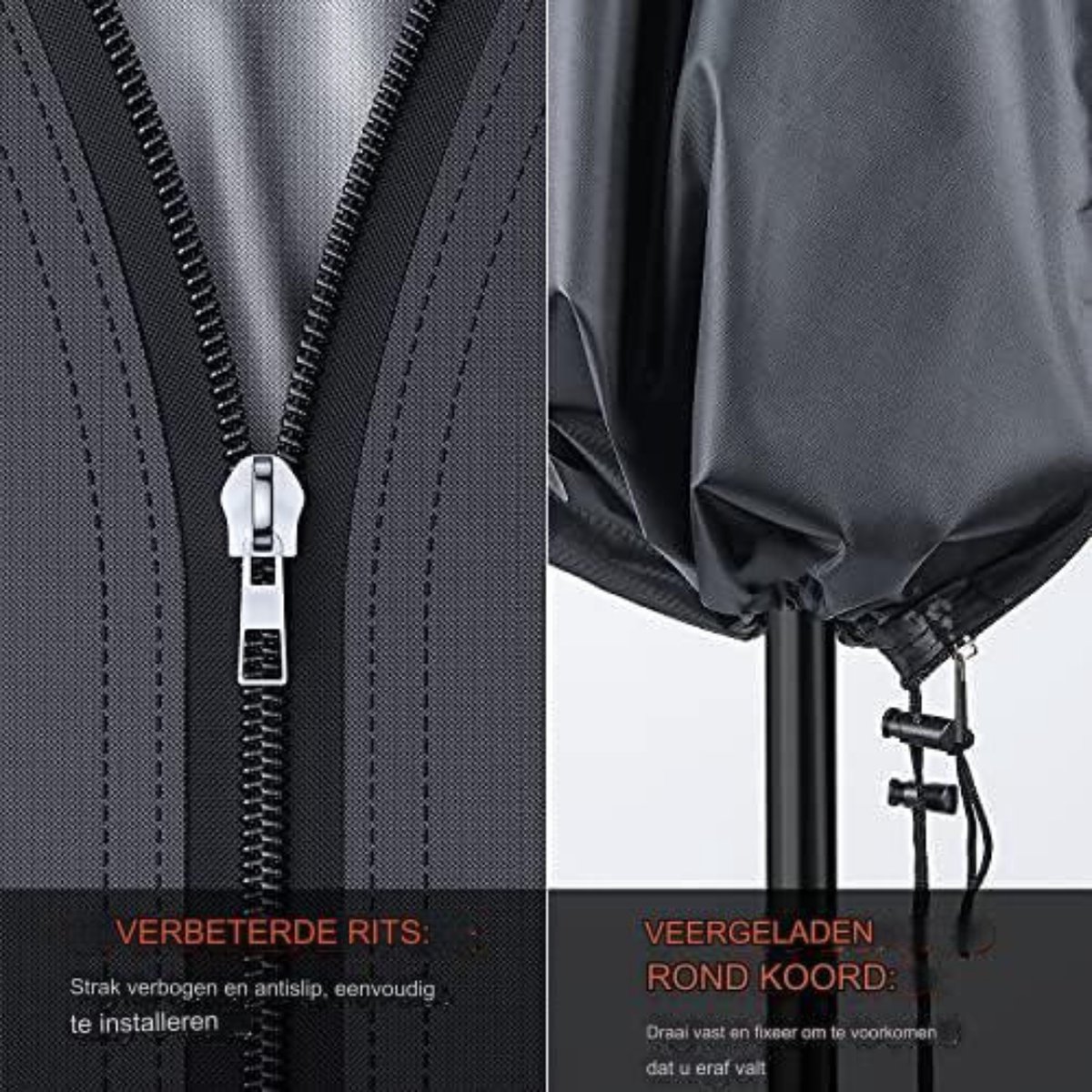 Parasolhoes Voor Zweefparasol - Parasolhoes Met Rits En Stok ...