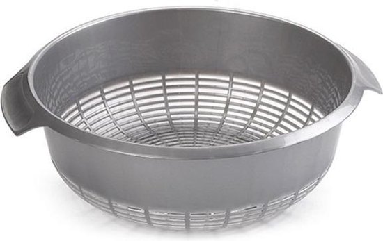 1x Kunststof vergiet zilver - 30 cm - Plastic vergieten keuken ...