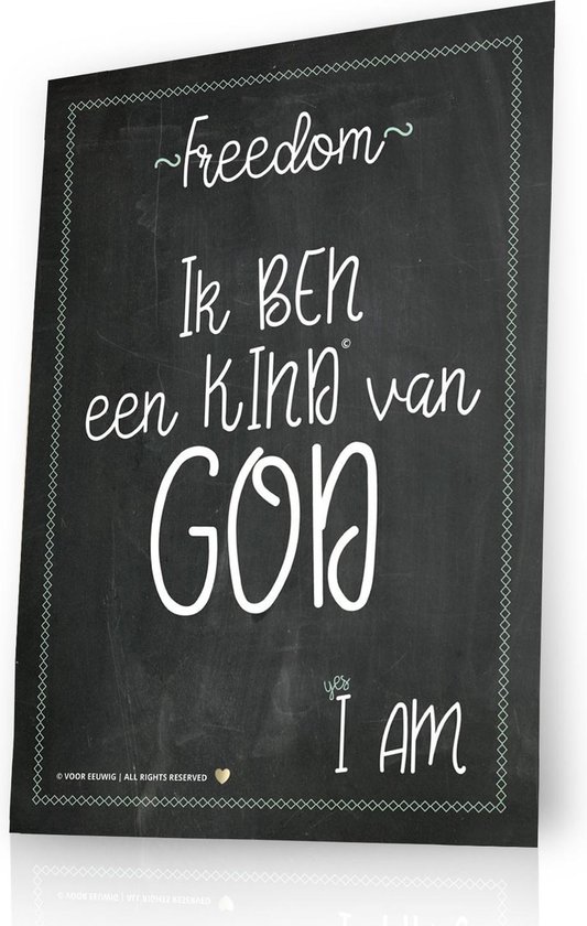 Poster A4 - Ik ben een kind van God | bol.com