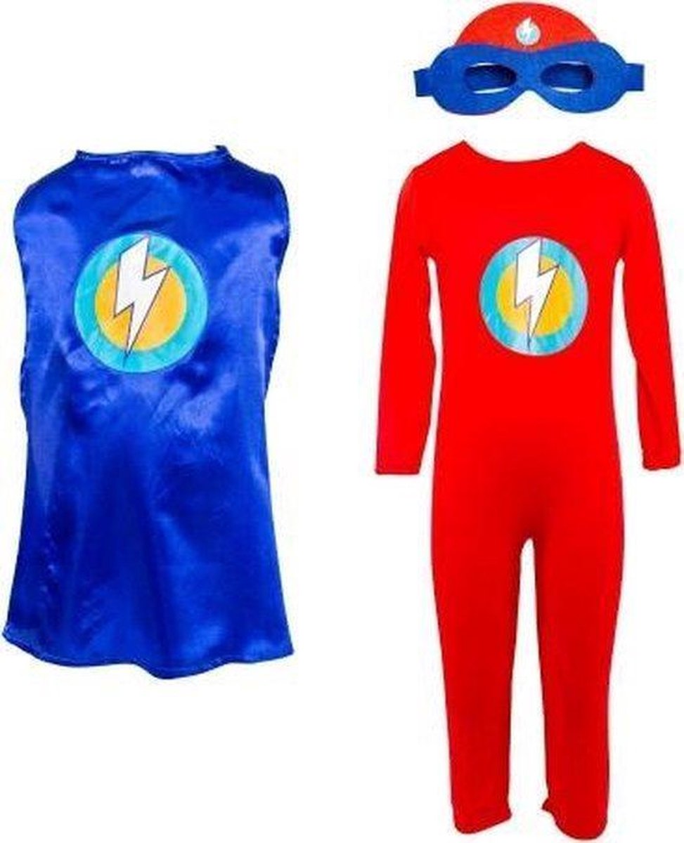 Verkleedpak Superheld - Imaginarium - 6-Delig Superhero Pak - Maat 116/ ...