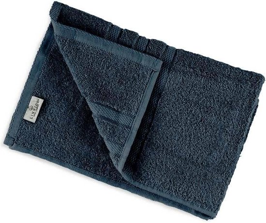 LINNICK Pure Handdoeken Set - Douchelaken - 100% Katoen - Ocean Blue - 70x140cm- Per 4... | bol