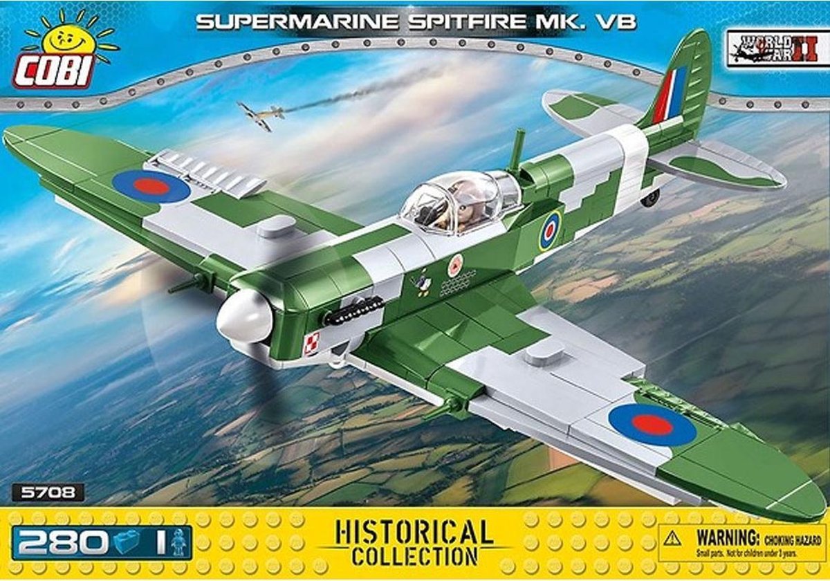 COBI | Historical Collection WWII - Planes | Supermarine Spitfire MK ...