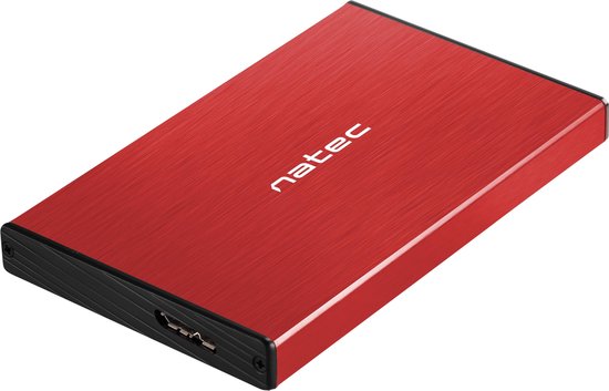 Natec- NKZ-1279- Hard drive case -Rood | bol