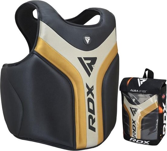 RDX Sports T17 Aura Chest Protector - Zwart, Wit | bol.com