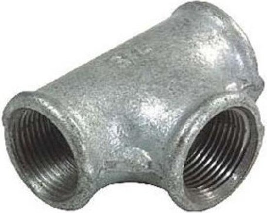 Nefit Ind Nr130 T stuk 90° met 3 x binnendraad 1 1/4 gegalvaniseerd | bol.com