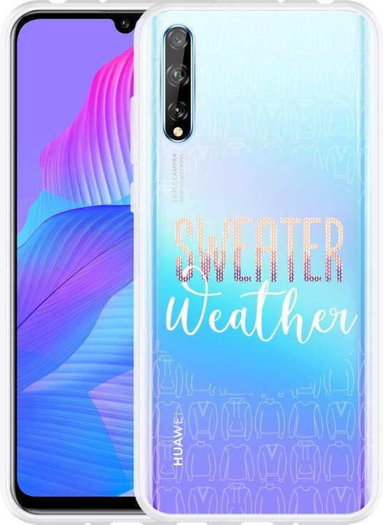 Hoesje geschikt voor Huawei P Smart S Sweater Weather | bol