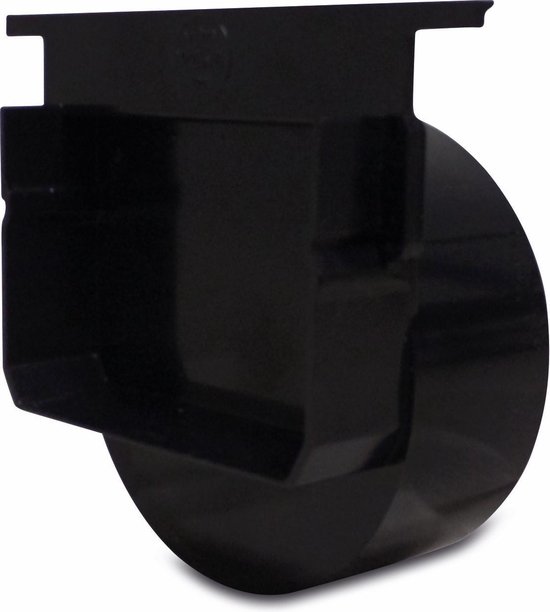Nicoll Aanzet / eindstuk PVC-U 100 mm lijm spie zwart type met stalen ...