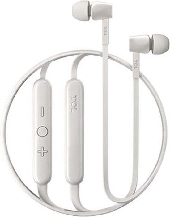 TCL Wireless BT5.0 In-Ear Earphones with Mic & 18h playtime - ash white ...