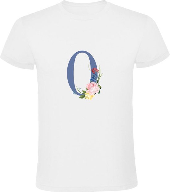 Getal 0 met rozen Heren T-shirt - bloemen - bloemist | bol