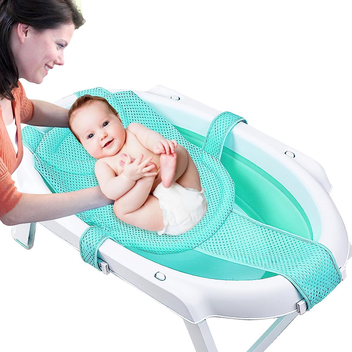 Baby Badkussen – Baby Badmatras - Veiligheid baby kussen voor bad ...