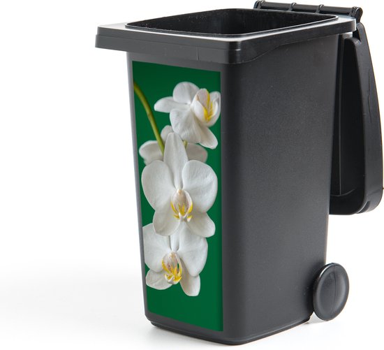 Container sticker Orchidee met groene achtergrond - 38x80 cm - Kliko ...